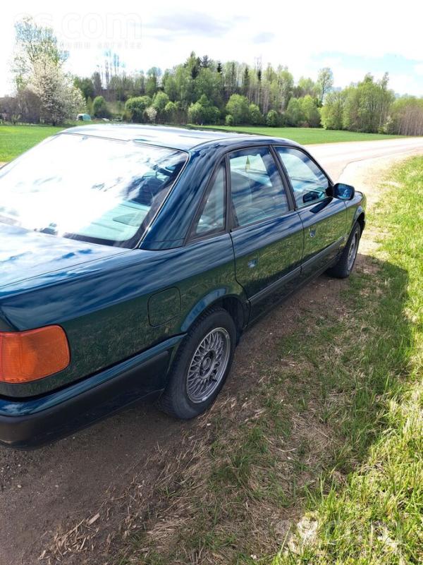 Green Audi 100 1993 in Saldus, with an engine capacity of 2.50 L and mileage of 345 thousand km for 1750 €, photo 6 on AUTOMOTO.COM.LV