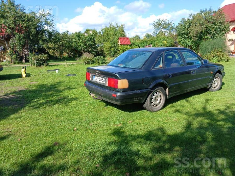 Zaļš Audi 100 1994 Limbaži, ar dzinēja tilpumu 2.30 L un nobraukumu 294 tūkst. km par 600 €, foto 4 vietnē AUTOMOTO.COM.LV