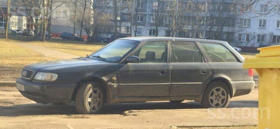 Green Audi 100 1987 in Riga, with an engine capacity of 2.50 L and mileage of 0 thousand km for 600 €, photo 1 on AUTOMOTO.COM.LV