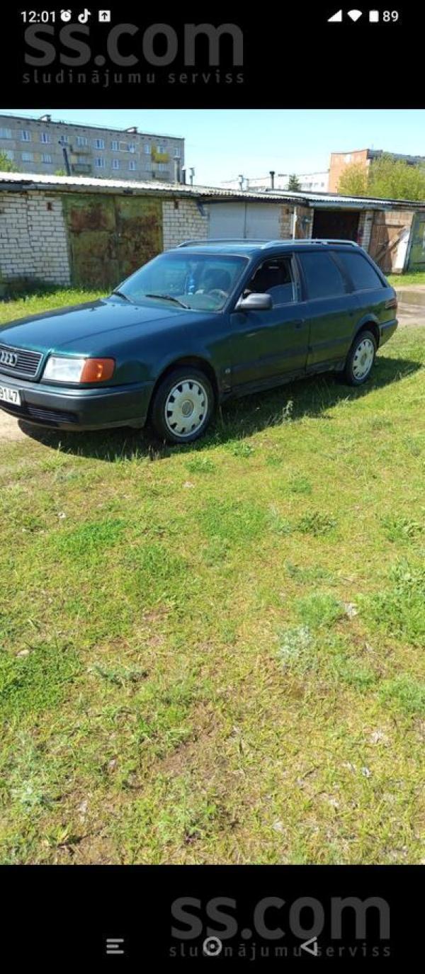Zaļš Audi 100 1992 Preiļi, ar dzinēja tilpumu 2.50 L un nobraukumu 0 tūkst. km par 800 €, foto 4 vietnē AUTOMOTO.COM.LV