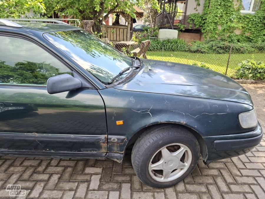 Зеленый Ауди 100 1992 в Тельшяй, объемом двигателя 2.50 л и пробегом 398 тыс. км за 400 €, фото 9 на AUTOMOTO.COM.LV