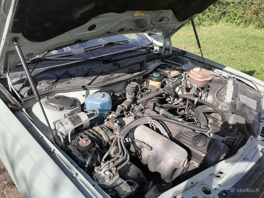 Grey Audi 100 1986 in Kelme, with an engine capacity of 2.20 L and mileage of 277 thousand km for 950 €, photo 16 on AUTOMOTO.COM.LV