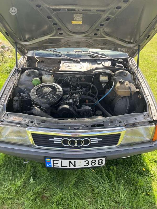 Grey Audi 100 1986 in Kretinga, with an engine capacity of 1.80 L and mileage of 282 thousand km for 1300 €, photo 1 on AUTOMOTO.COM.LV