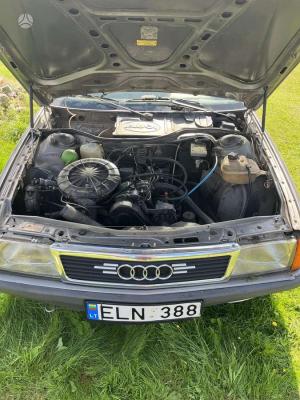 Pelēks Audi 100 1986 Kretinga, ar dzinēja tilpumu 1.80 L un nobraukumu 282 tūkst. km par 1300 €, foto  vietnē AUTOMOTO.COM.LV