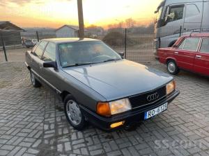 Pelēks Audi 100 1989 Rīga, ar dzinēja tilpumu 2.20 L un nobraukumu 258 tūkst. km par 1650 €, foto 15 vietnē AUTOMOTO.COM.LV