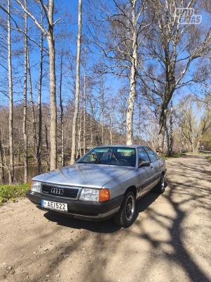 Grey Audi 100 1989 in Klaipeda, with an engine capacity of 18.00 L and mileage of 400 thousand km for 2000 €, photo 5 on AUTOMOTO.COM.LV