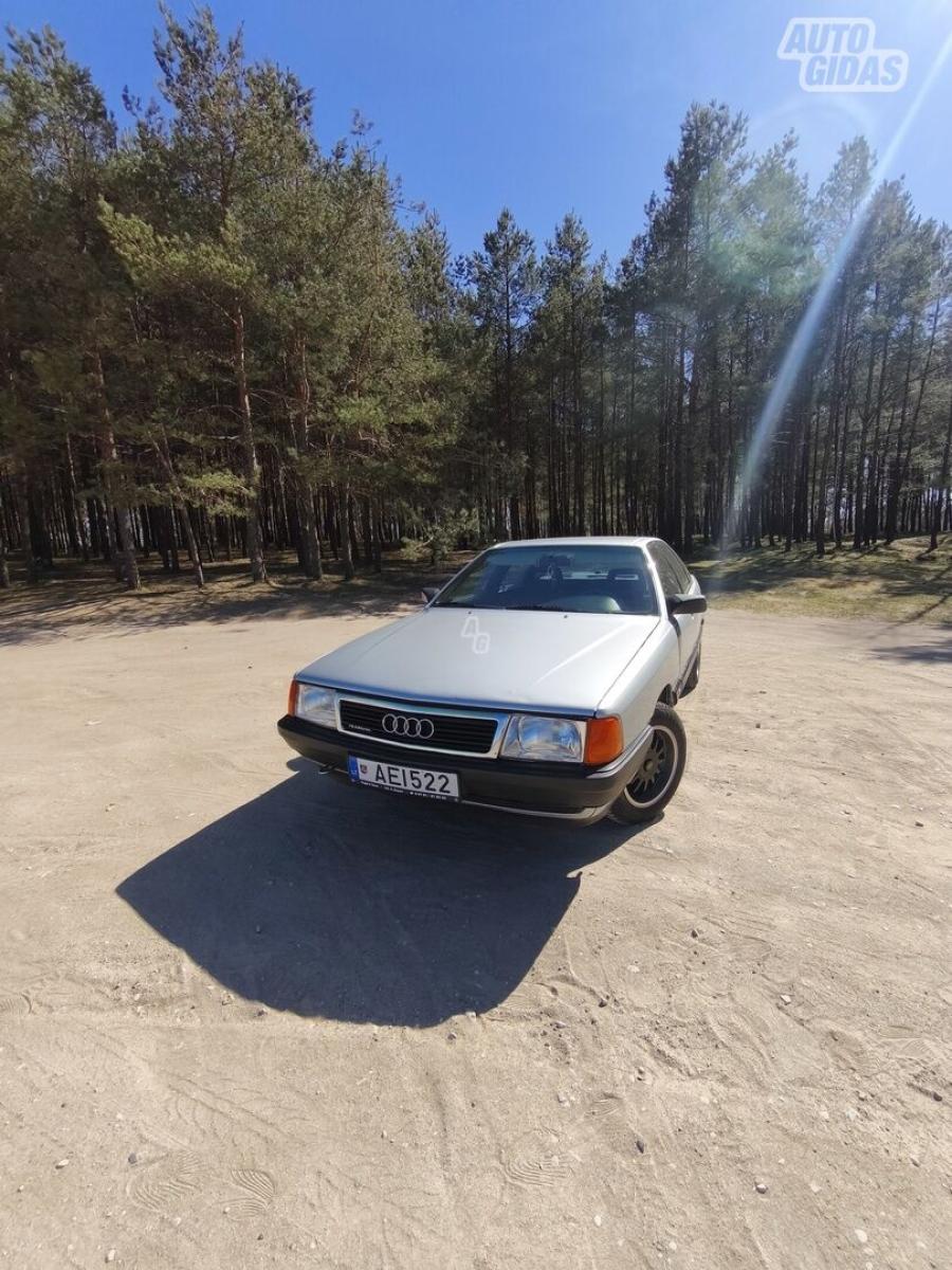 Grey Audi 100 1989 in Klaipeda, with an engine capacity of 18.00 L and mileage of 400 thousand km for 2000 €, photo 10 on AUTOMOTO.COM.LV