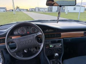 Grey Audi 100 1989 in Silale, with an engine capacity of 1.76 L and mileage of 414 thousand km for 3000 €, photo 18 on AUTOMOTO.COM.LV