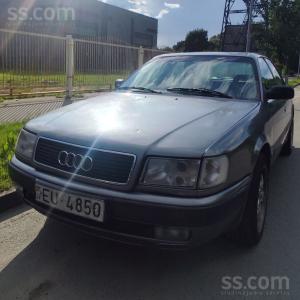 Grey Audi 100 1991 in Riga, with an engine capacity of 2.00 L and mileage of 297 thousand km for 1150 €, photo 5 on AUTOMOTO.COM.LV
