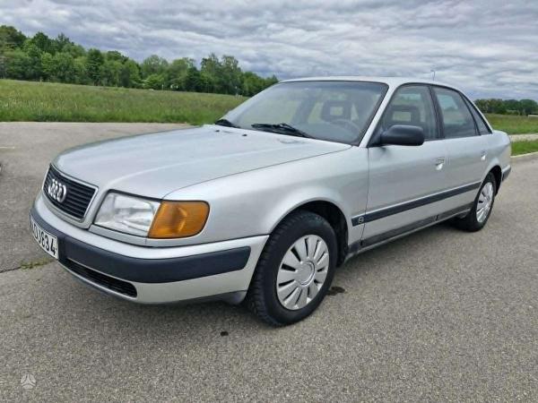 Grey Audi 100 1991 in Kaunas, with an engine capacity of 1.98 L and mileage of 256 thousand km for 1800 €, photo 7 on AUTOMOTO.COM.LV