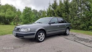 Pelēks Audi 100 1993 Utena, ar dzinēja tilpumu 2.50 L un nobraukumu 228 tūkst. km par 2450 €, foto  vietnē AUTOMOTO.COM.LV