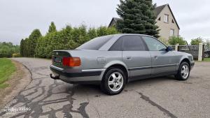 Grey Audi 100 1993 in Utena, with an engine capacity of 2.50 L and mileage of 228 thousand km for 2450 €, photo 5 on AUTOMOTO.COM.LV