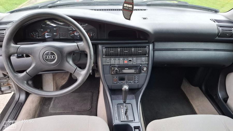 Grey Audi 100 1993 in Utena, with an engine capacity of 2.50 L and mileage of 228 thousand km for 2450 €, photo 12 on AUTOMOTO.COM.LV