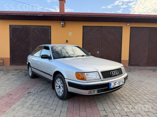 Grey Audi 100 1993 in Gulbene, with an engine capacity of 2.00 L and mileage of 264 thousand km for 8200 €, photo 1 on AUTOMOTO.COM.LV