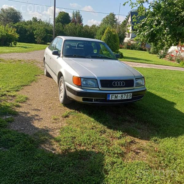 Pelēks Audi 100 1994 Liepāja, ar dzinēja tilpumu 2.40 L un nobraukumu 253 tūkst. km par 1400 €, foto 1 vietnē AUTOMOTO.COM.LV