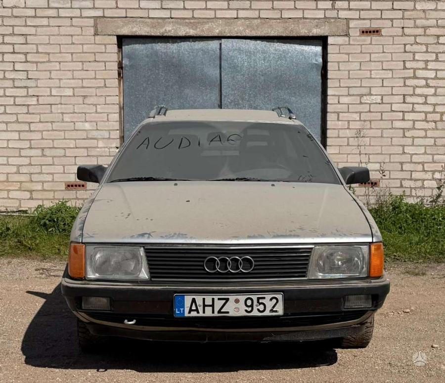 Pelēks Audi 100 1989 Raseiniai, ar dzinēja tilpumu 2.00 L un nobraukumu 200 tūkst. km par 750 €, foto 7 vietnē AUTOMOTO.COM.LV