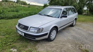 Grey Audi 100 1994 in Riga, with an engine capacity of 2.50 L and mileage of 514 thousand km for 1450 €, photo  on AUTOMOTO.COM.LV