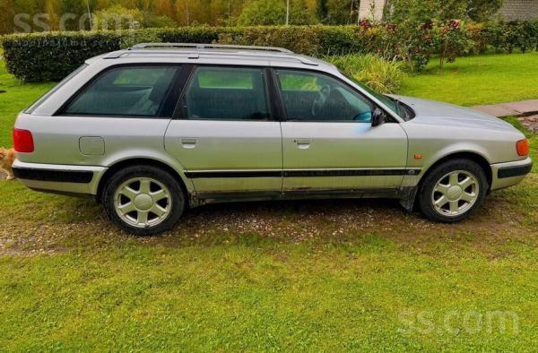 Grey Audi 100 1994 in Cesis, with an engine capacity of 2.30 L and mileage of 280 thousand km for 1200 €, photo 3 on AUTOMOTO.COM.LV