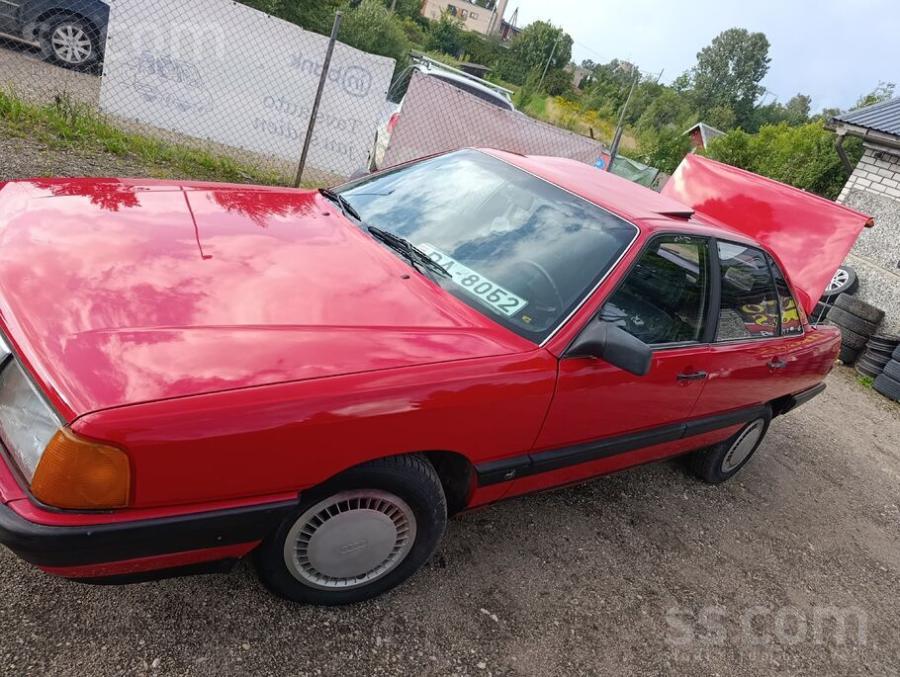 Красный Ауди 100 1987 в Резекне, объемом двигателя 1.80 л и пробегом 340 тыс. км за 2300 €, фото 19 на AUTOMOTO.COM.LV