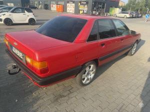 Red Audi 100 1988 in Klaipeda, with an engine capacity of 1.80 L and mileage of 240 thousand km for 2800 €, photo 3 on AUTOMOTO.COM.LV