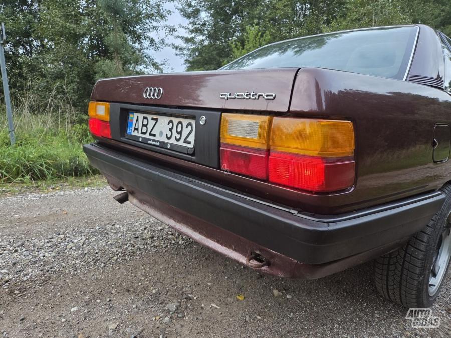 Red Audi 100 1989 in Zarasai, with an engine capacity of 2.30 L and mileage of 238 thousand km for 2799 €, photo 8 on AUTOMOTO.COM.LV