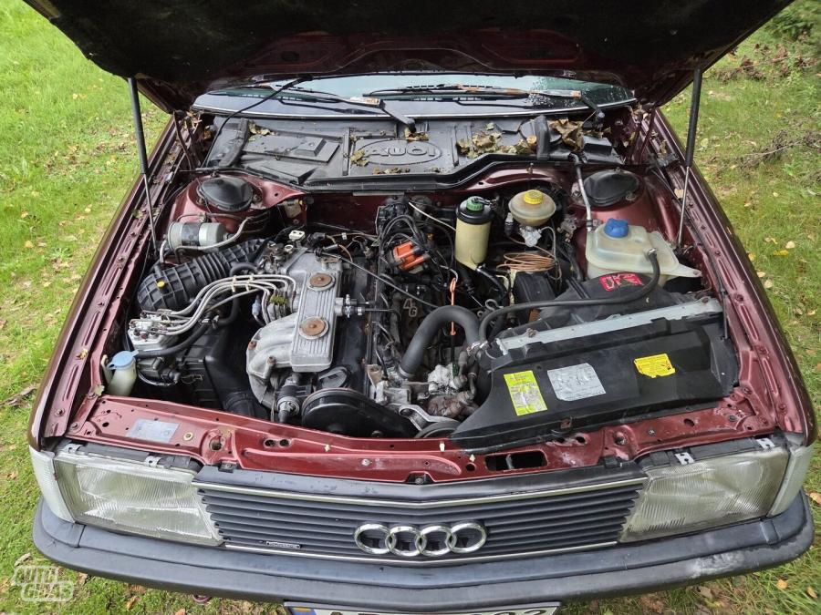 Red Audi 100 1989 in Zarasai, with an engine capacity of 2.30 L and mileage of 238 thousand km for 2799 €, photo 24 on AUTOMOTO.COM.LV