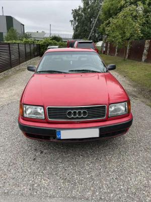 Sarkans Audi 100 1992 Šakiai, ar dzinēja tilpumu 2.37 L un nobraukumu 360 tūkst. km par 550 €, foto 5 vietnē AUTOMOTO.COM.LV
