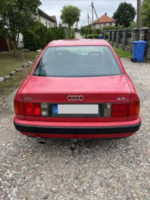 Sarkans Audi 100 1992 Šakiai, ar dzinēja tilpumu 2.37 L un nobraukumu 360 tūkst. km par 550 €, foto 6 vietnē AUTOMOTO.COM.LV