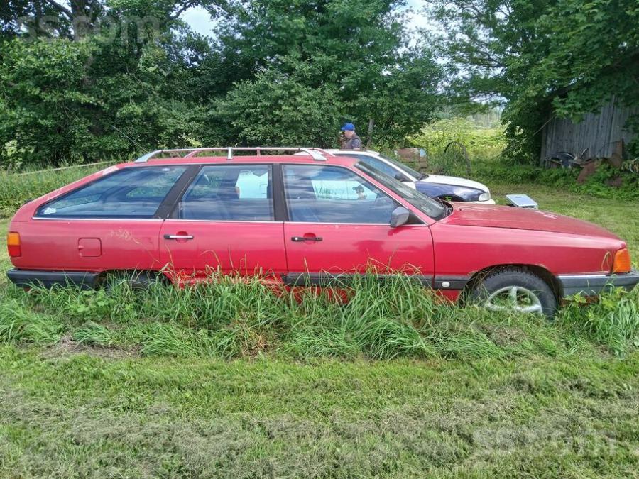 Sarkans Audi 100 1984 Alūksne, ar dzinēja tilpumu 1.80 L un nobraukumu 0 tūkst. km par 200 €, foto 3 vietnē AUTOMOTO.COM.LV