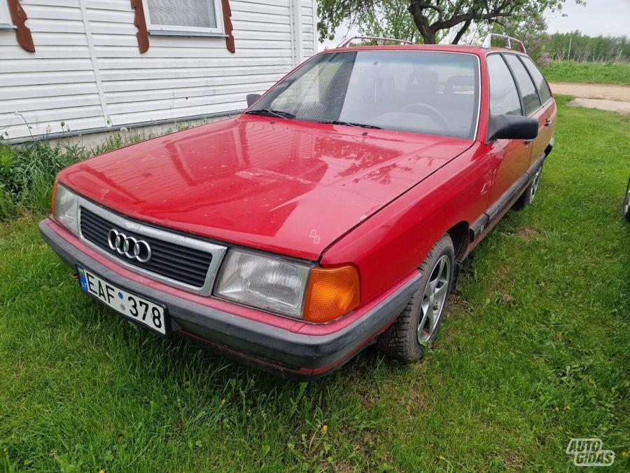 Red Audi 100 1986 in Ignalina, with an engine capacity of 1.80 L and mileage of 251 thousand km for 1500 €, photo 3 on AUTOMOTO.COM.LV