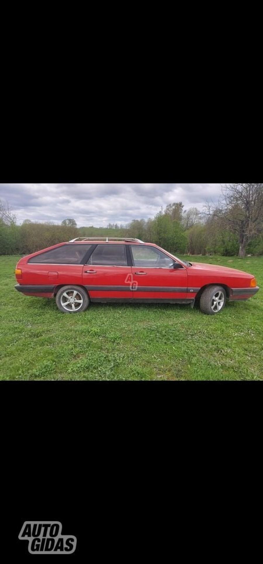 Red Audi 100 1986 in Ignalina, with an engine capacity of 1.80 L and mileage of 251 thousand km for 1500 €, photo 5 on AUTOMOTO.COM.LV