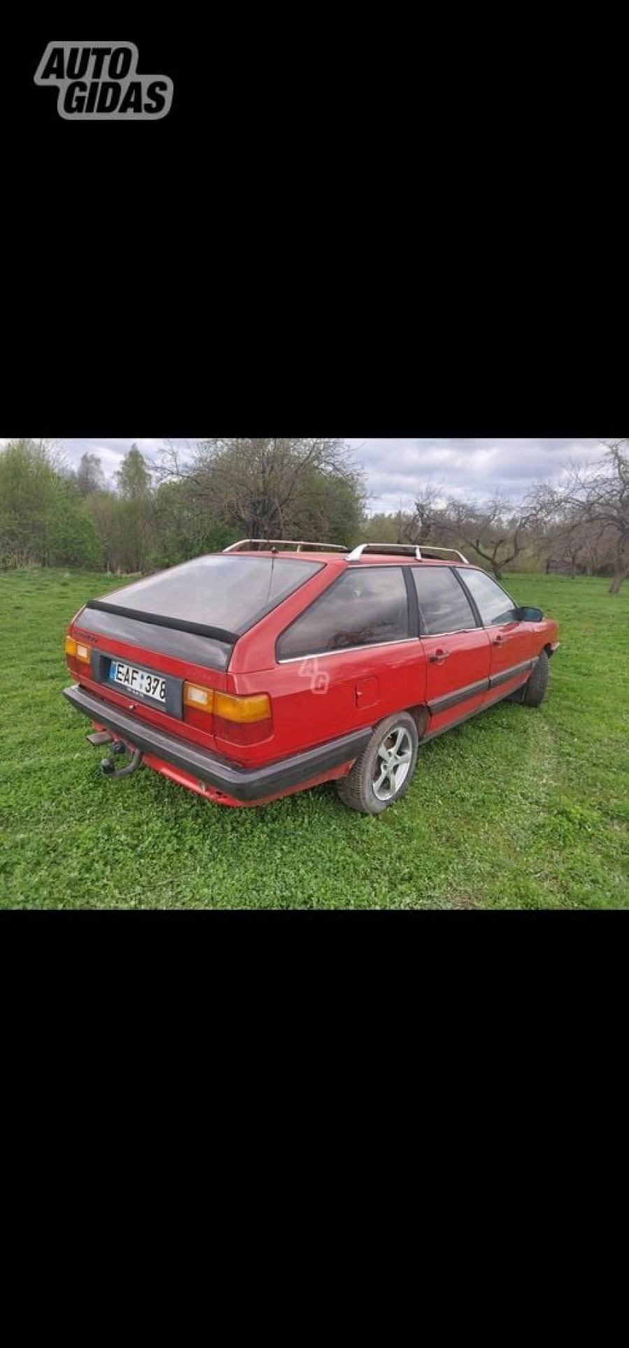 Red Audi 100 1986 in Ignalina, with an engine capacity of 1.80 L and mileage of 251 thousand km for 1500 €, photo 6 on AUTOMOTO.COM.LV