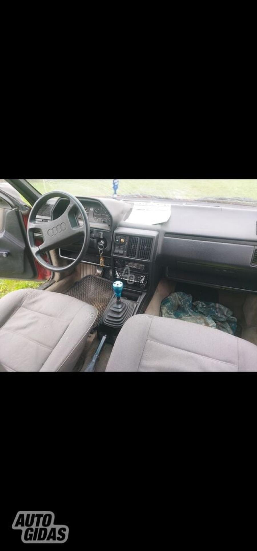 Red Audi 100 1986 in Ignalina, with an engine capacity of 1.80 L and mileage of 251 thousand km for 1500 €, photo 19 on AUTOMOTO.COM.LV