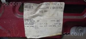 Красный Ауди 100 1986 в Рига, объемом двигателя 2.00 л и пробегом 313 тыс. км за 700 €, фото 17 на AUTOMOTO.COM.LV