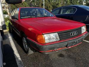 Red Audi 100 1987 in Vilnius, with an engine capacity of 2.23 L and mileage of 232 thousand km for 550 €, photo 3 on AUTOMOTO.COM.LV
