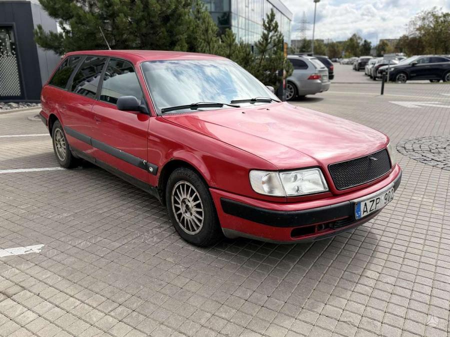 Красный Ауди 100 1993 в Вильнюс, объемом двигателя 2.46 л и пробегом 430 тыс. км за 450 €, фото 8 на AUTOMOTO.COM.LV