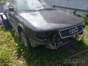 Violet Audi 100 1993 in Rezekne, with an engine capacity of 2.40 L and mileage of 250 thousand km for 400 €, photo  on AUTOMOTO.COM.LV