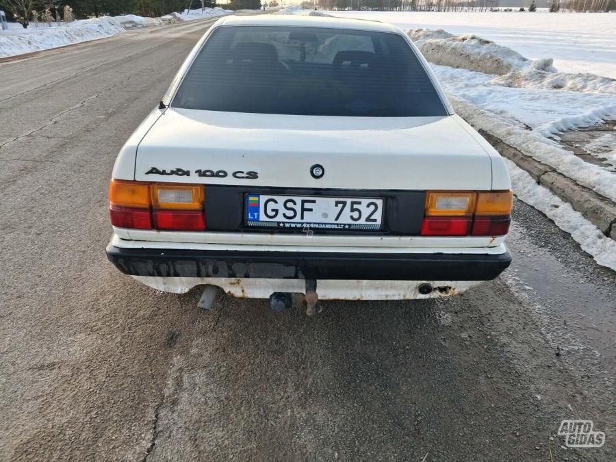 White Audi 100 1986 in Kupiskis, with an engine capacity of 1.80 L and mileage of 274 thousand km for 800 €, photo 5 on AUTOMOTO.COM.LV
