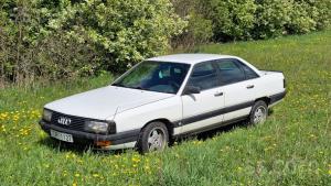 Balts Audi 100 1987 Ludza, ar dzinēja tilpumu 2.00 L un nobraukumu 300 tūkst. km par 1300 €, foto 1 vietnē AUTOMOTO.COM.LV