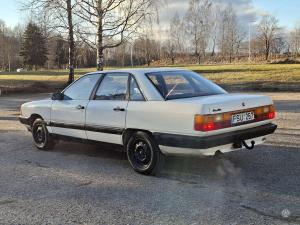 White Audi 100 1987 in Plunge, with an engine capacity of 1.97 L and mileage of 208 thousand km for 1750 €, photo 3 on AUTOMOTO.COM.LV