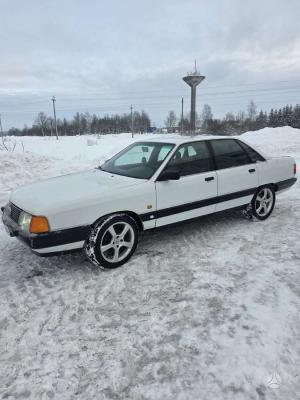 White Audi 100 1990 in Silale, with an engine capacity of 2.00 L and mileage of 160 thousand km for 1400 €, photo 2 on AUTOMOTO.COM.LV