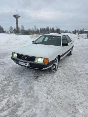 White Audi 100 1990 in Silale, with an engine capacity of 2.00 L and mileage of 160 thousand km for 1400 €, photo 3 on AUTOMOTO.COM.LV