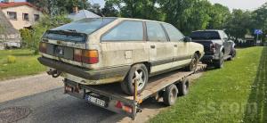 Balts Audi 100 1988 Valmiera, ar dzinēja tilpumu 2.30 L un nobraukumu 540 tūkst. km par 850 €, foto 3 vietnē AUTOMOTO.COM.LV