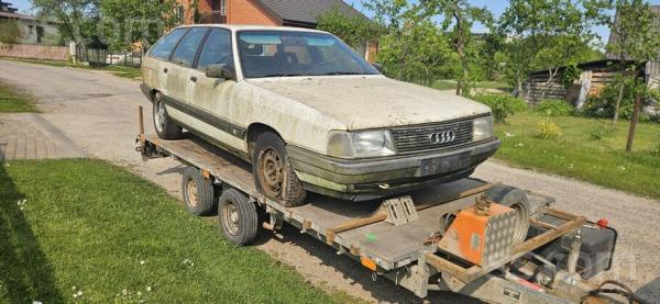 Balts Audi 100 1988 Valmiera, ar dzinēja tilpumu 2.30 L un nobraukumu 540 tūkst. km par 850 €, foto 4 vietnē AUTOMOTO.COM.LV