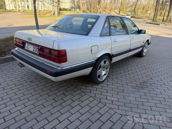 Белый Ауди 200 1990 в Рига, объемом двигателя 2.20 л и пробегом 0 тыс. км за 10550 €, фото 4 на AUTOMOTO.COM.LV
