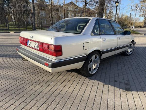 Белый Ауди 200 1990 в Рига, объемом двигателя 2.20 л и пробегом 0 тыс. км за 10550 €, фото 8 на AUTOMOTO.COM.LV