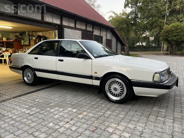 White Audi 200 1991 in Riga, with an engine capacity of 2.20 L and mileage of 177 thousand km for 22500 €, photo 4 on AUTOMOTO.COM.LV