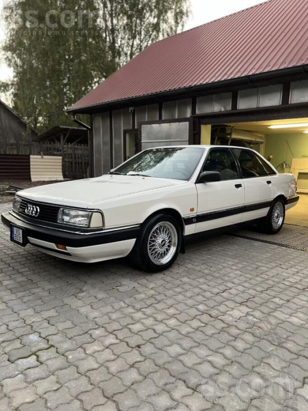Белый Ауди 200 1991 в Рига, объемом двигателя 2.20 л и пробегом 177 тыс. км за 22500 €, фото 5 на AUTOMOTO.COM.LV