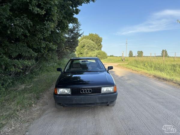 Black Audi 80 1989 in Mazeikiai, with an engine capacity of 2.00 L and mileage of 250 thousand km for 900 €, photo 3 on AUTOMOTO.COM.LV