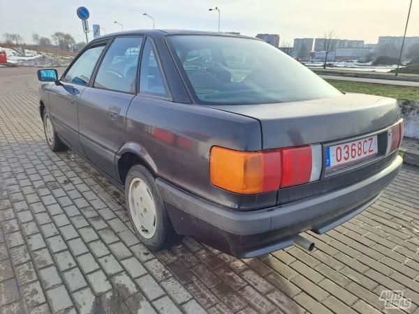 Melns Audi 80 1990 Klaipėda, ar dzinēja tilpumu 1.80 L un nobraukumu 207 tūkst. km par 450 €, foto 2 vietnē AUTOMOTO.COM.LV